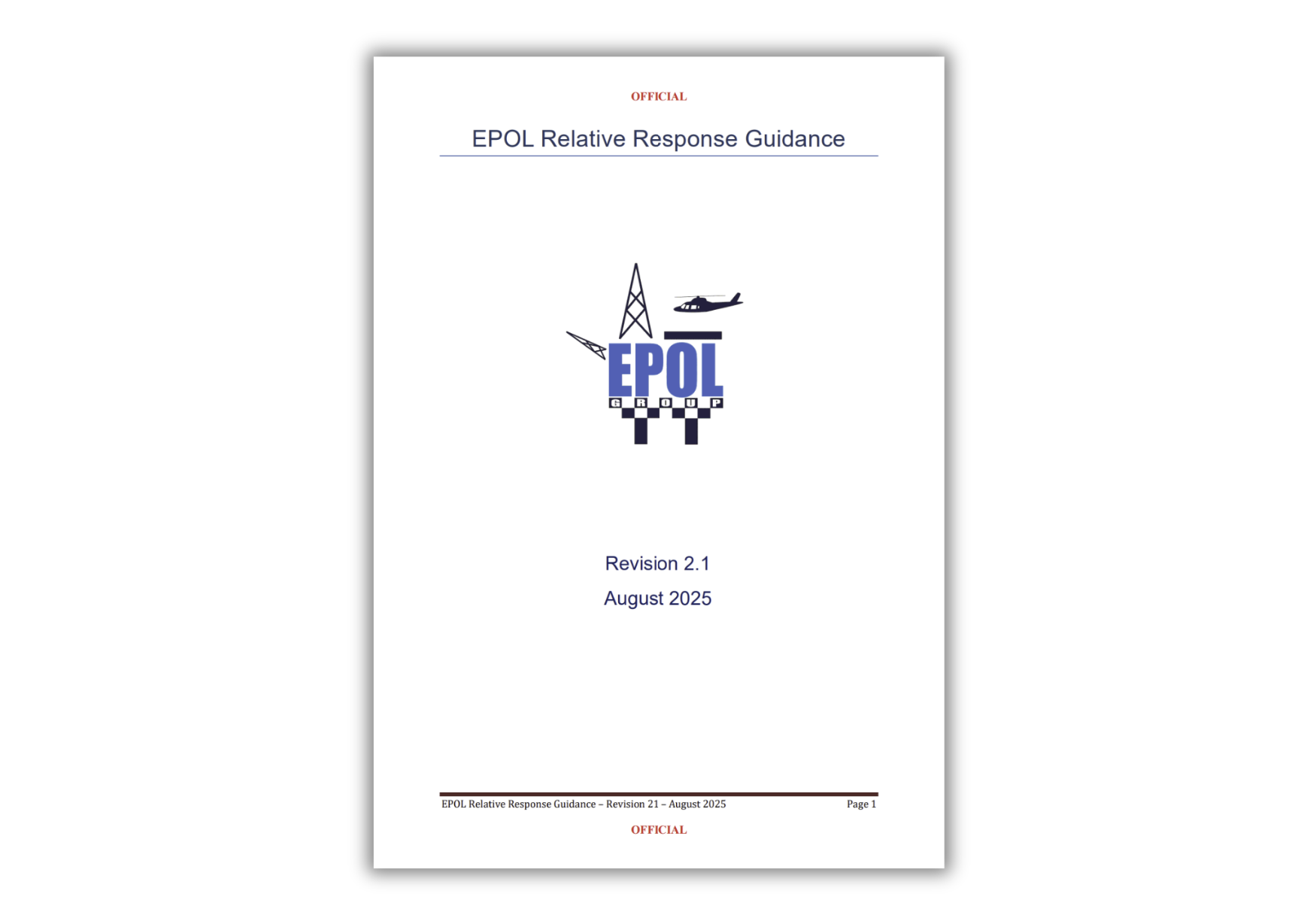 EPOL Relative Response Guidance – Offshore Emergency Preparedness | OEER